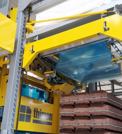 Automated Pallet Wrapper for Bricks, Bigbags, Cement bags, Cinder ...