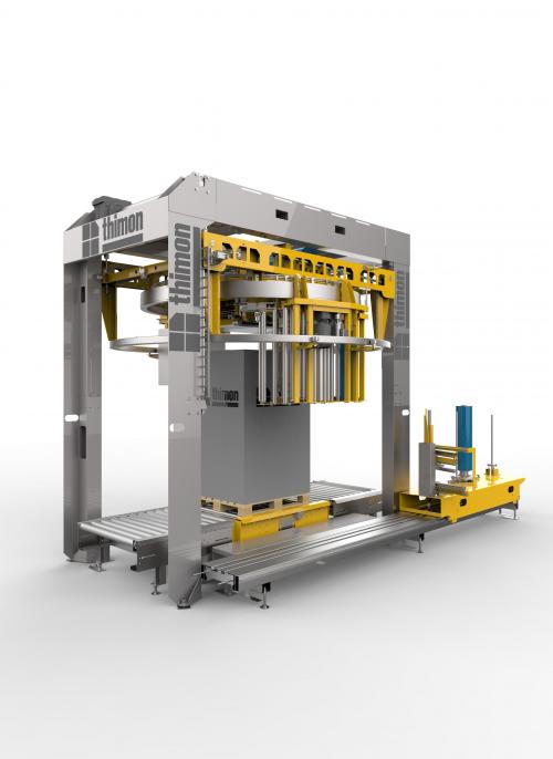 Very high speed automatic ring spiral wrapper SPIDER - Thimon